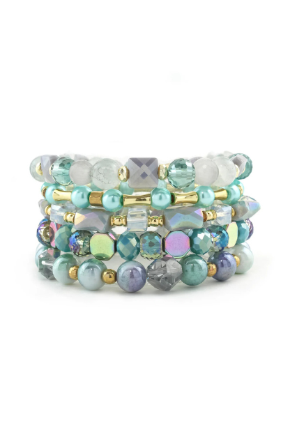 Erimish Spring Rain Set of 5 – Aqua B Boutique